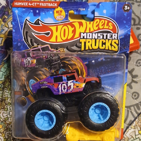 Hot Wheels | Toys | Humvee Hot Wheels Monster Truck Purple And Blue ...